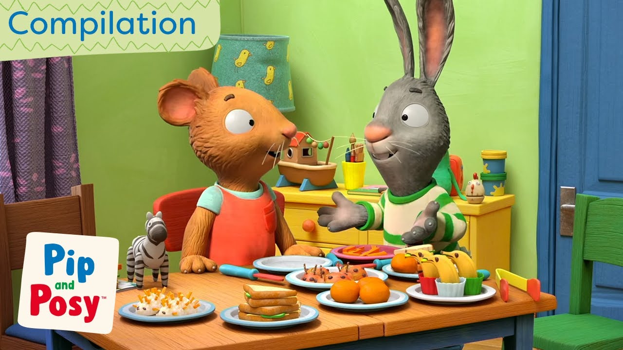 Lots of Lunch @pipandposy | Compilation - YouTube