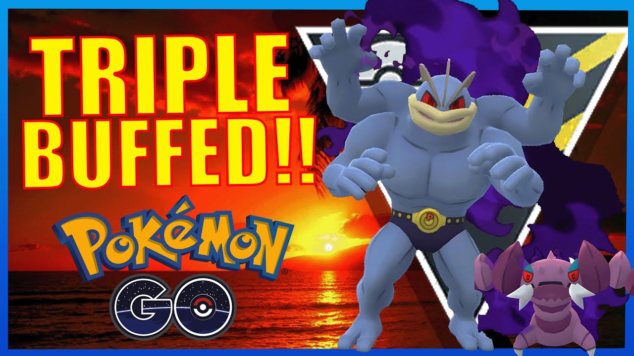 LEGACY SHADOW MACHAMP LEADS TRIPLE BUFFED ULTRA LEAGUE TEAM!! | POKÉMON ...