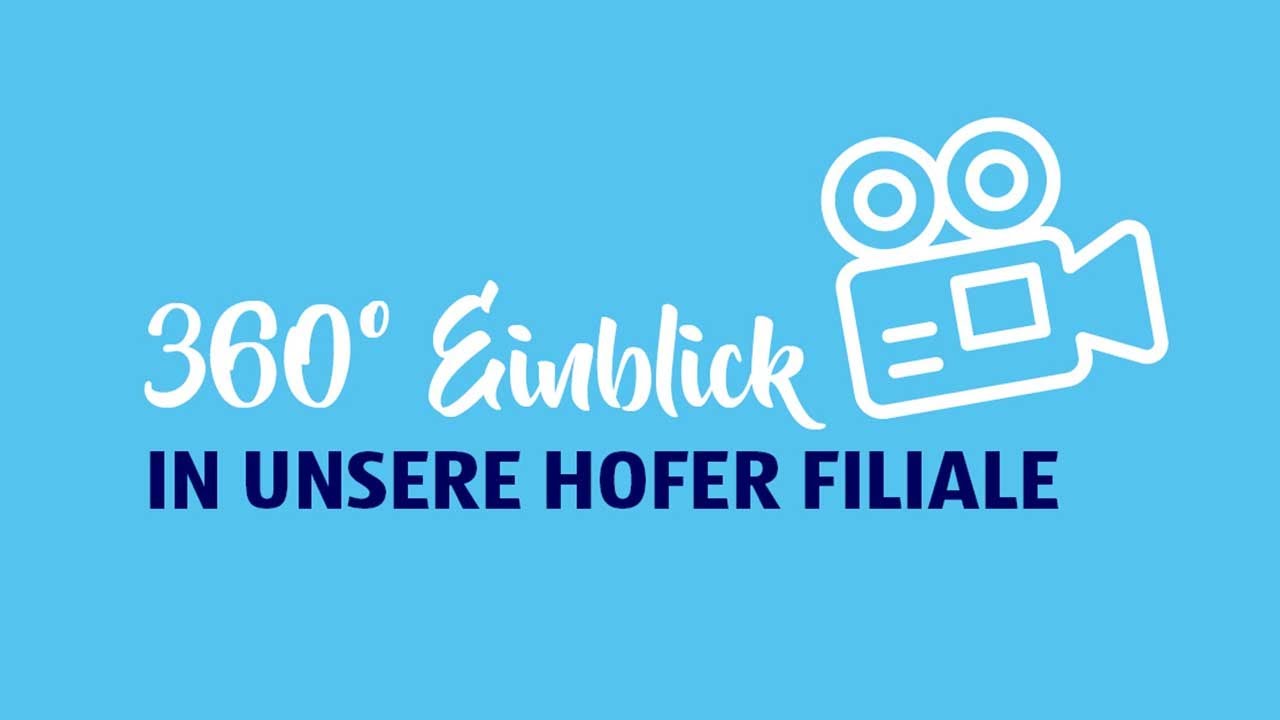 360-Grad-Einblick in die HOFER Filiale - YouTube