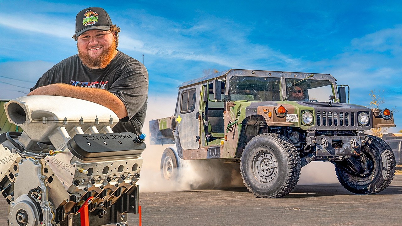 I Built A 1000HP Supercharged Humvee For a Top Secret Mission - YouTube