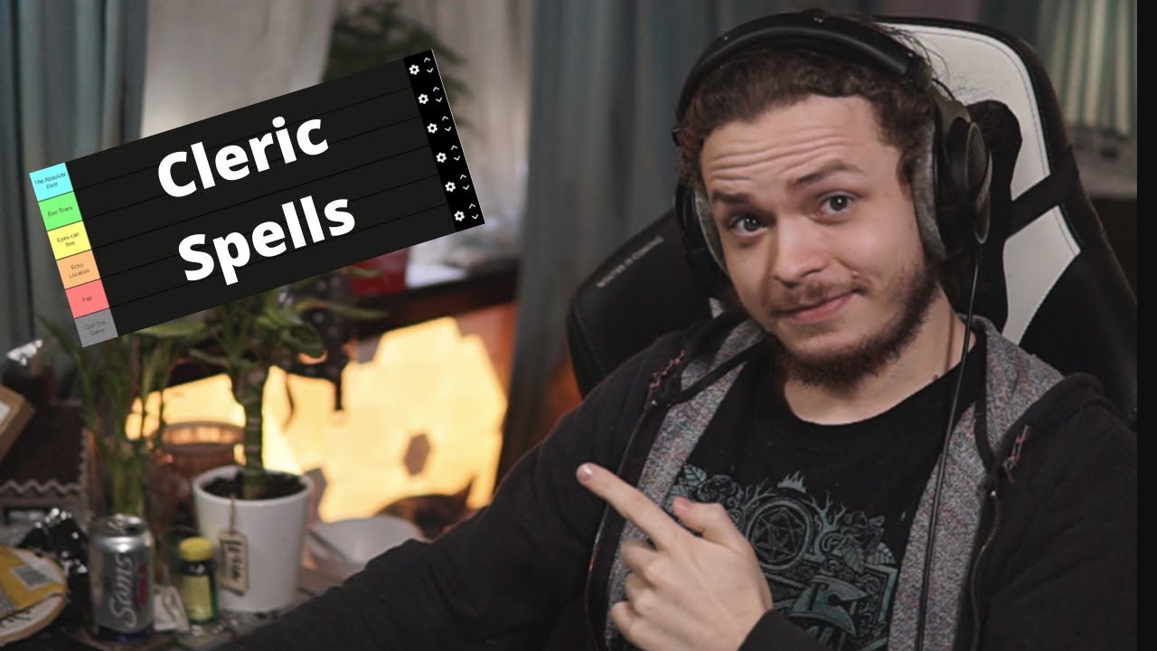 The Ultimate D&D 5e Cleric Spell Tier List - YouTube