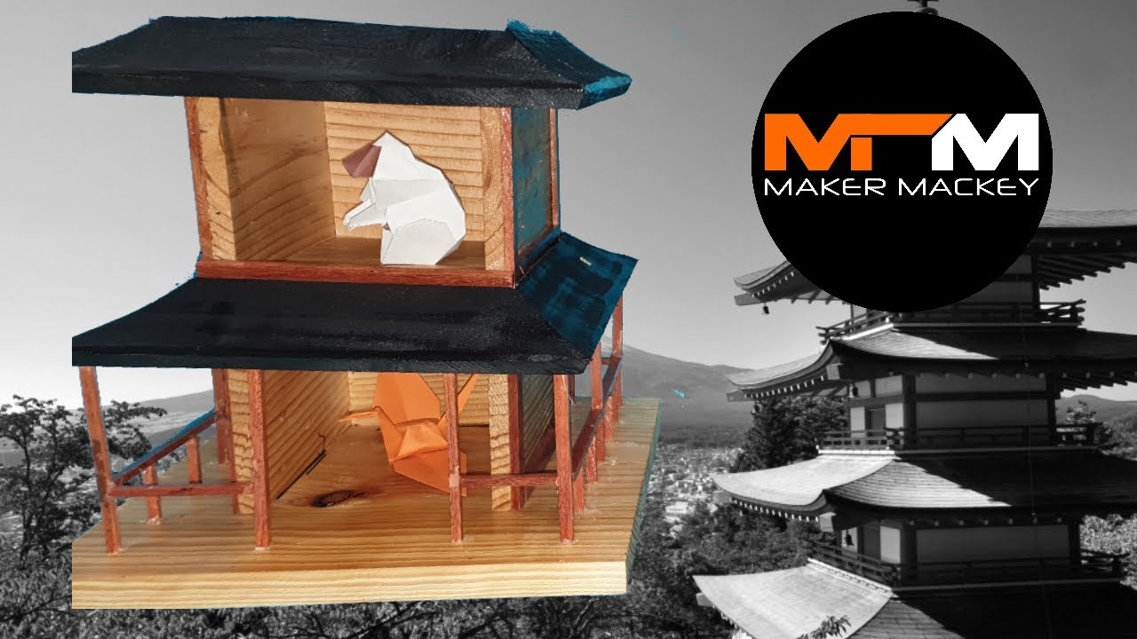 ORIGAMI DISPLAY CASE BUILD OFF // Woodworking // Japenese Temple // DIY ...