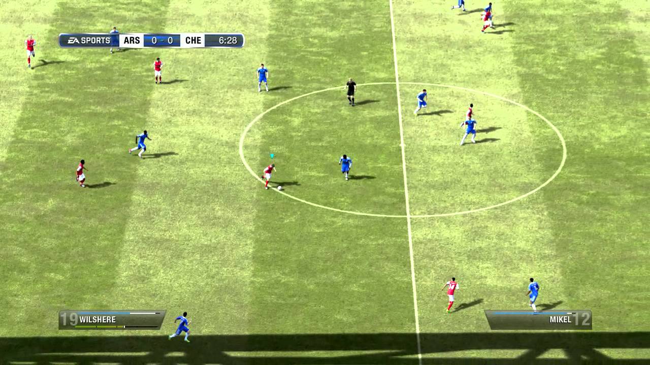 Fifa 12 Arsenal vs Chelsea New Turf Eltico 4 - YouTube