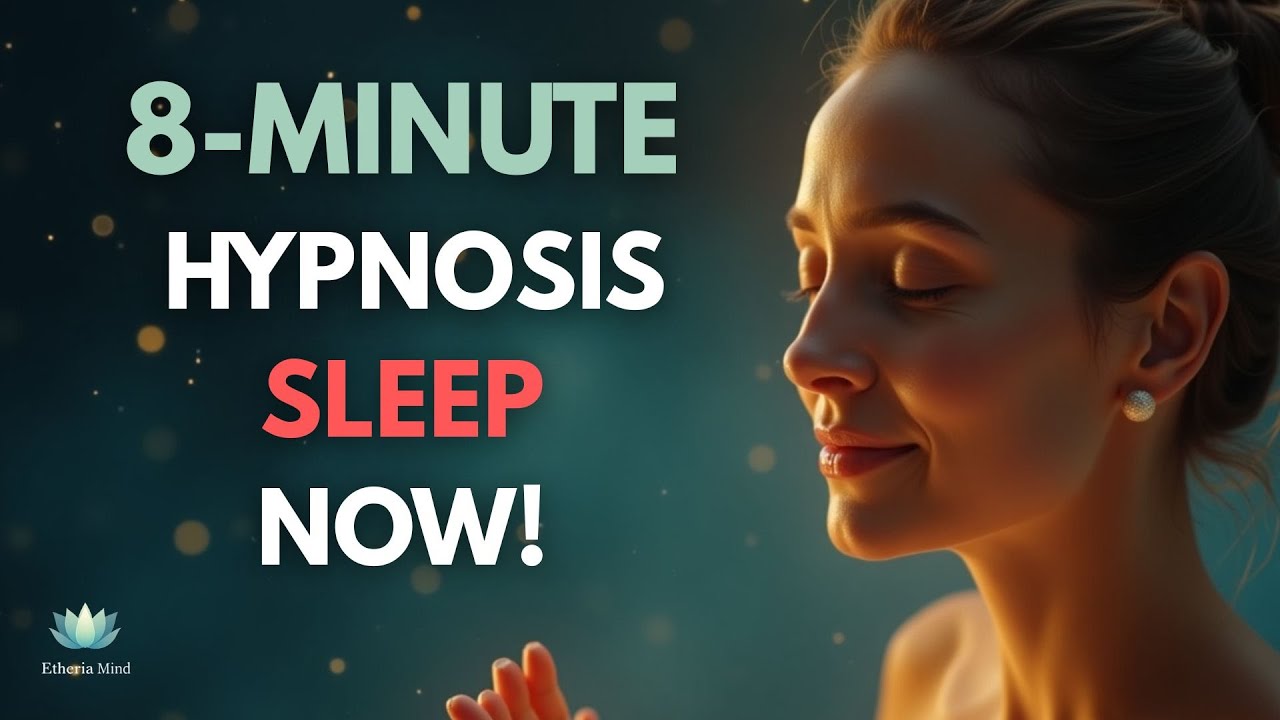 8-Minute Deep Sleep Hypnosis Meditation for Anxiety & Falling Asleep ...