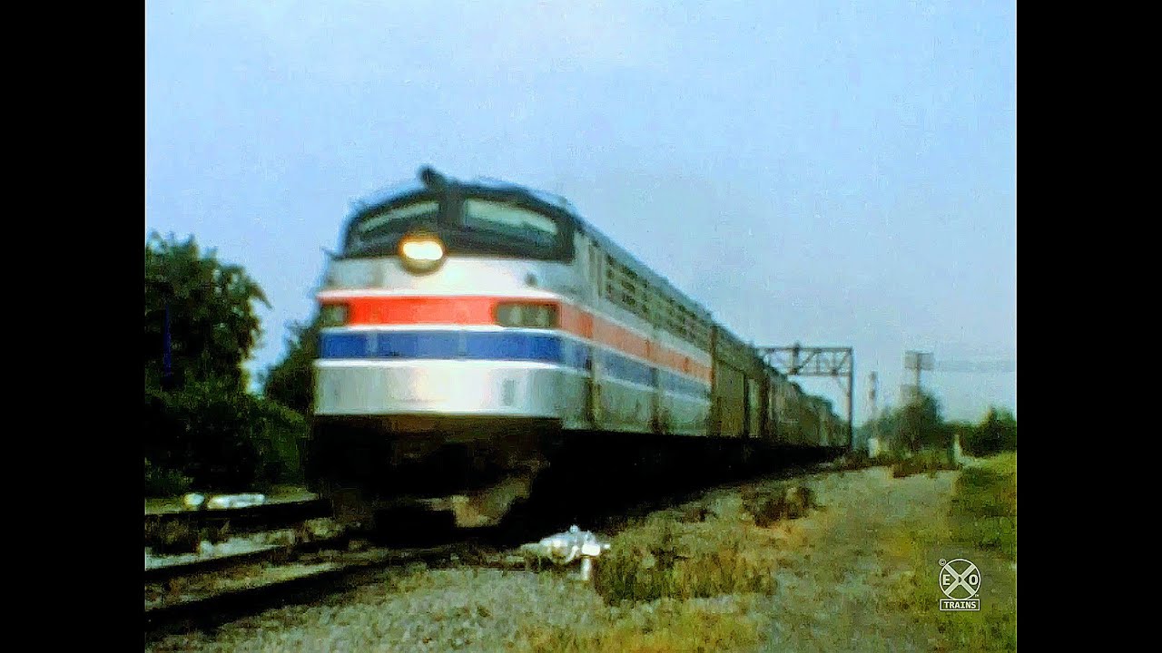 1970s Early NYS Amtrak (w/SOUND) - E8s, Budd Cars, & More - PT. I - YouTube