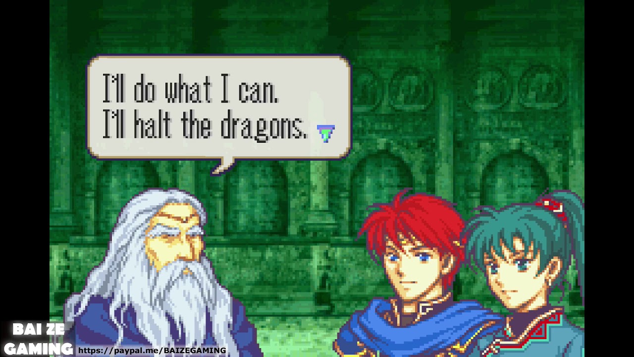 Fire Emblem GBA Blazing Blade 61 Nergal and Dragon Final Boss! - YouTube