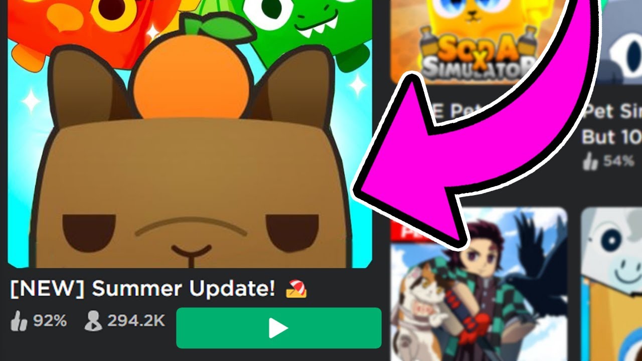 IT’S FINALLY HERE.. | NEW UPDATE PET SIMULATOR X - YouTube