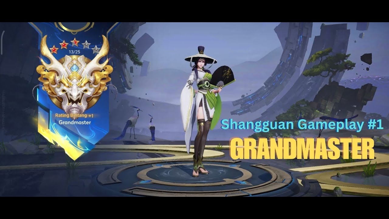 HOK - Shangguan Indo Grandmaster #hok #hokgameplay #hokglobal - YouTube