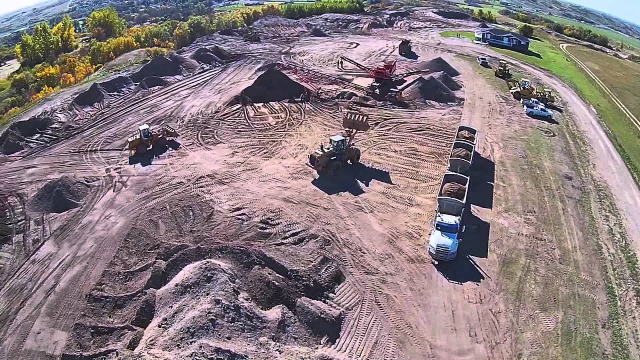 Sand Pit Operation - YouTube