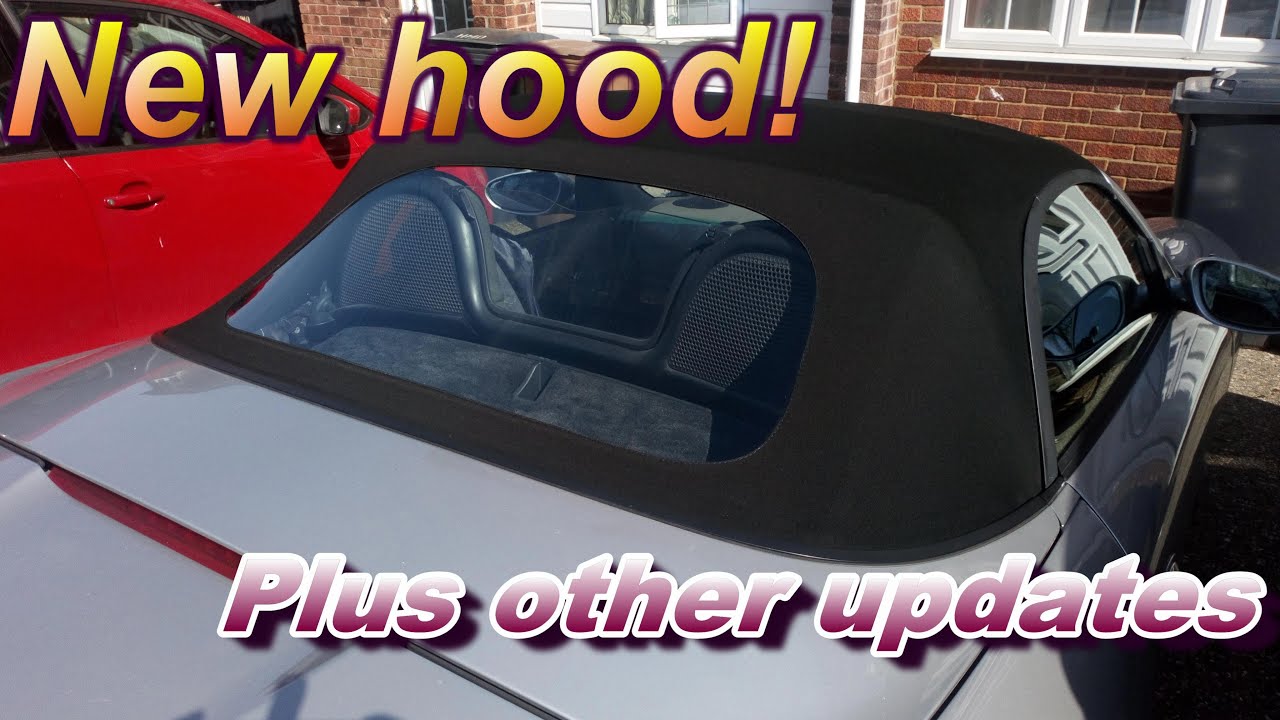 Boxster 986 New Hood (mohair soft top) - YouTube
