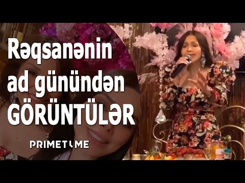 Rəqsanə özünə möhtəşəm ad günü etdi, şou dostlarını çağırdı - Atəşfəşanlıq, bahalı hədiyyələr..