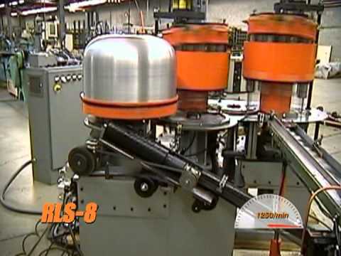 RLS-8/Enhanced High Speed Rotary Lug Machine - YouTube