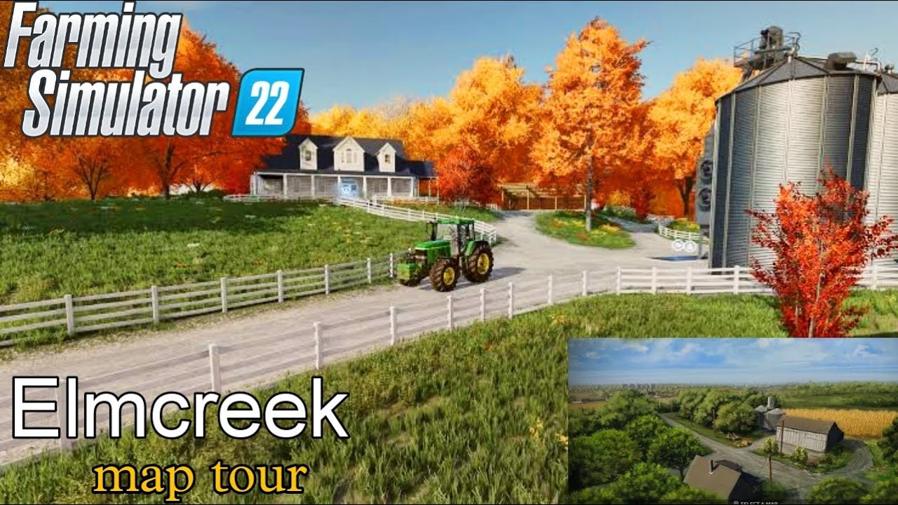 Exploring the Enchanting Landscapes of Elmcreek: Map Tour | FS22 | #map ...