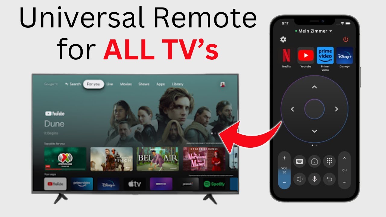 Free Android TV Remote App For Android Phones | Universal Controll ...