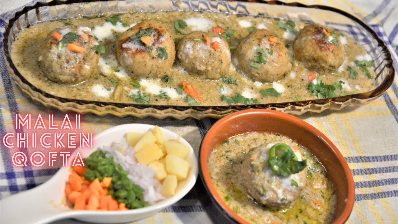 ملائی چکن قوفتہ | Malai Chicken Qofta | KitchenLAB Official - YouTube