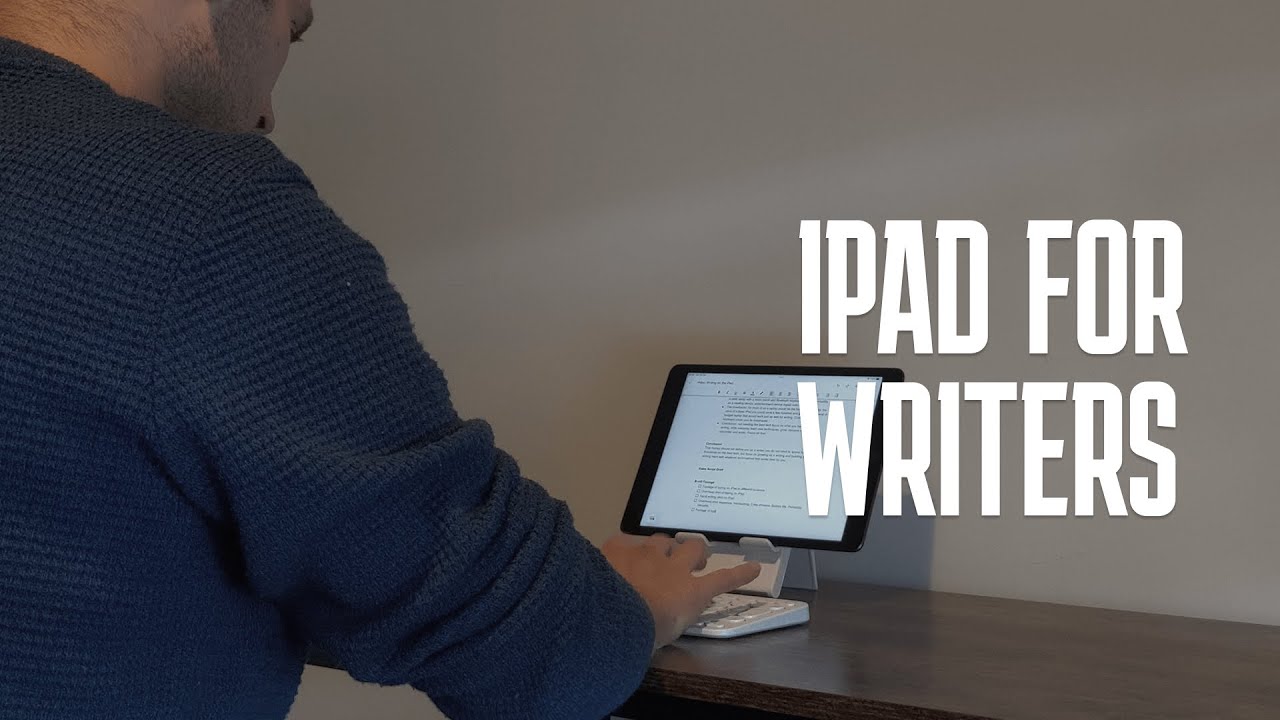 Using The iPad As a Writer. - YouTube