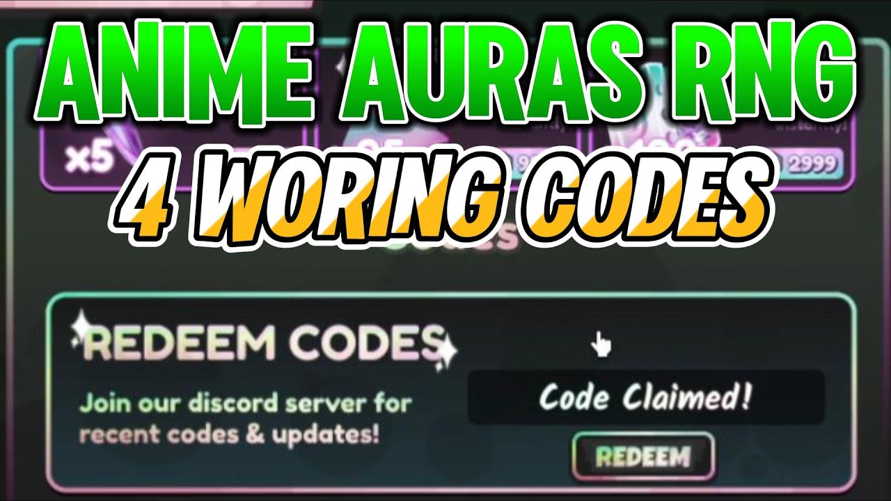 *NEW CODES* All Anime Auras RNG Working Codes for January 2025 - YouTube