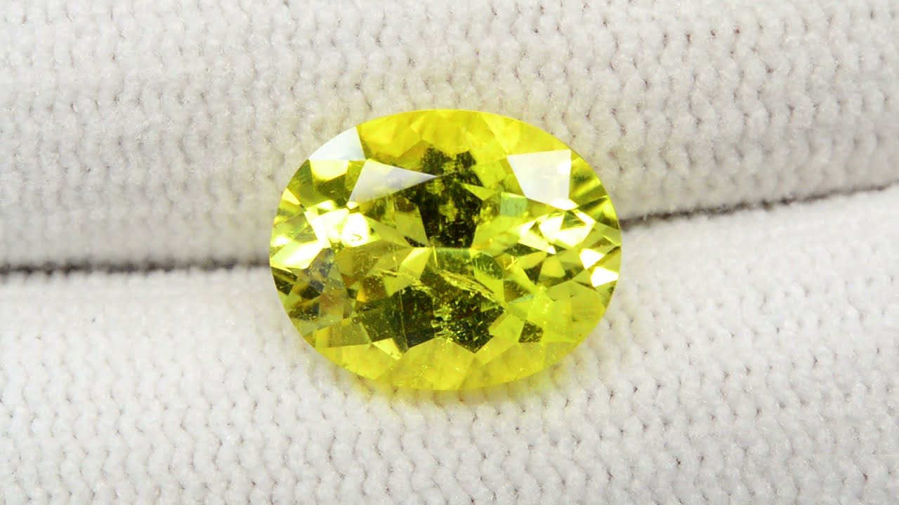 Canary Yellow Tourmaline 2.94 carats - YouTube