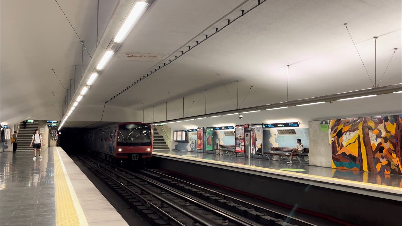 LISBON METRO ARROIOS STATION 29-5-2023 - YouTube