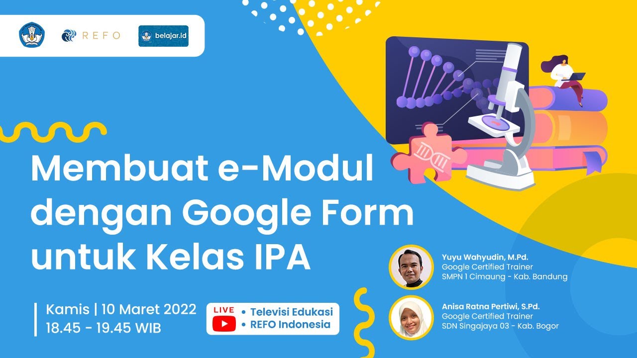 Membuat e-Modul dengan Google Form untuk Kelas IPA - YouTube