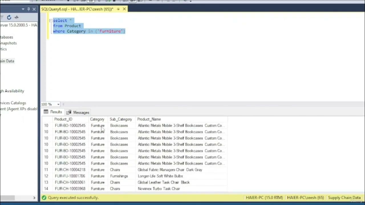 WHERE Clause with Logical Operators in SQL Part 01 - YouTube