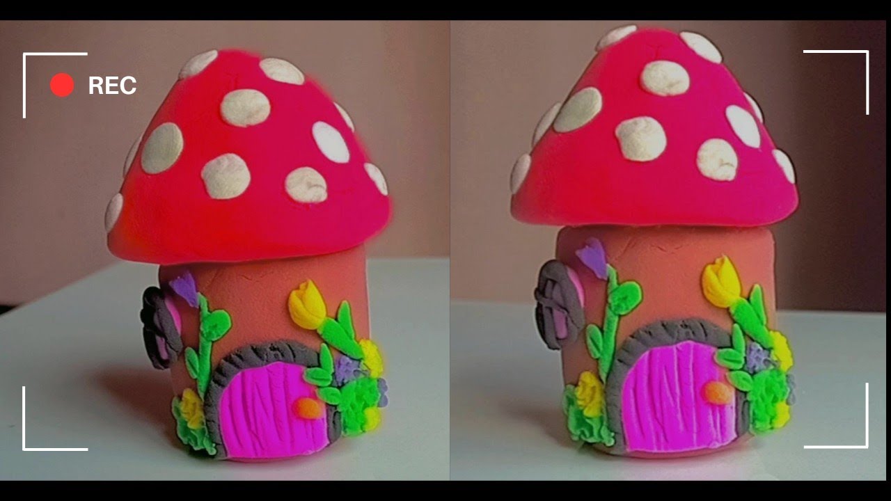 DIY Clay Mushroom House Tutorials - YouTube