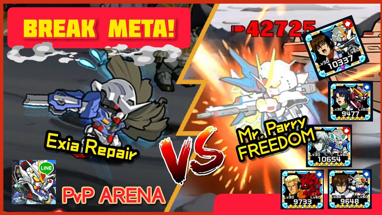 LINE: GUNDAM WARS BREAK META! Part 6 Breaking PARRY STRIKE FREEDOM ...