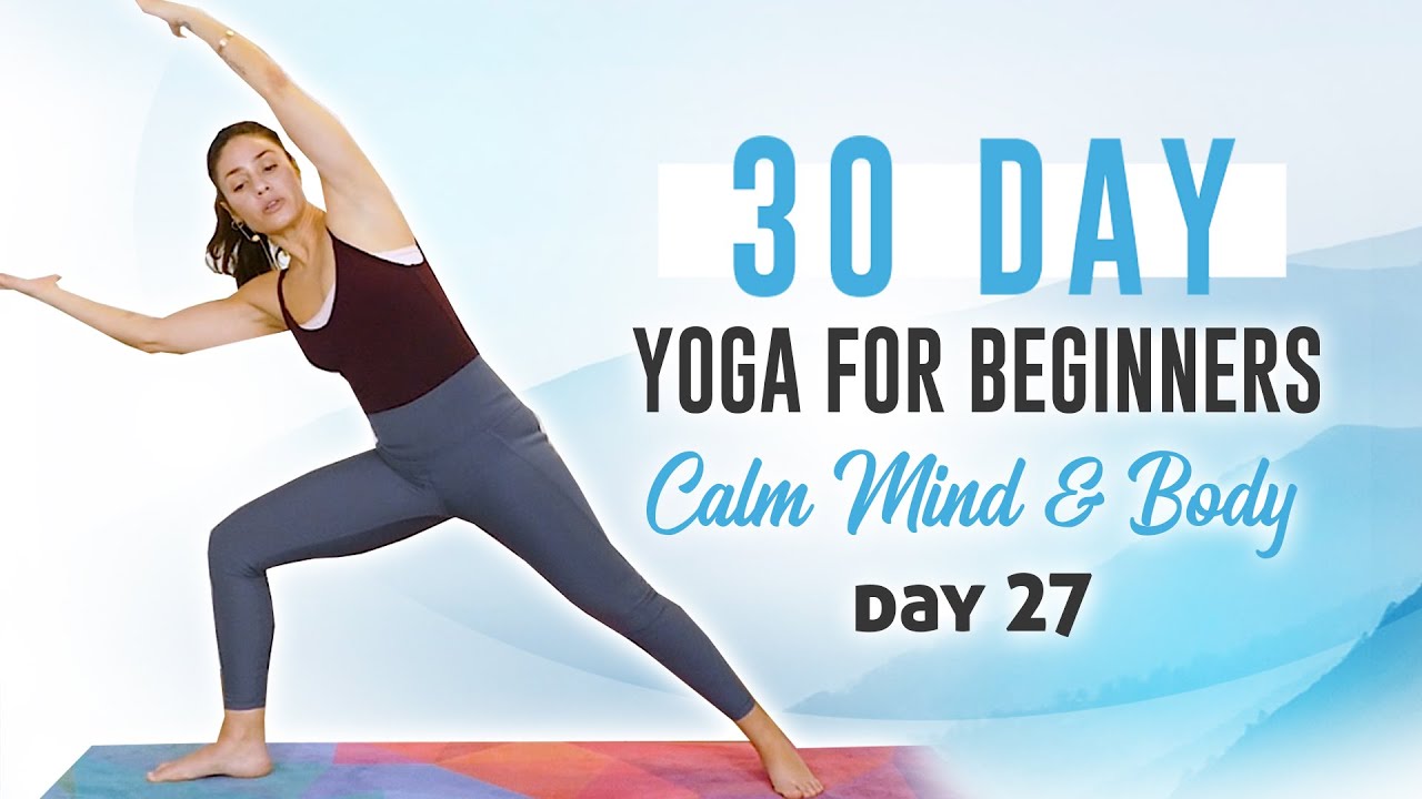 Day 27 - 30 Day Beginners Yoga For A Calm Mind w/ Eliz Fitness - YouTube