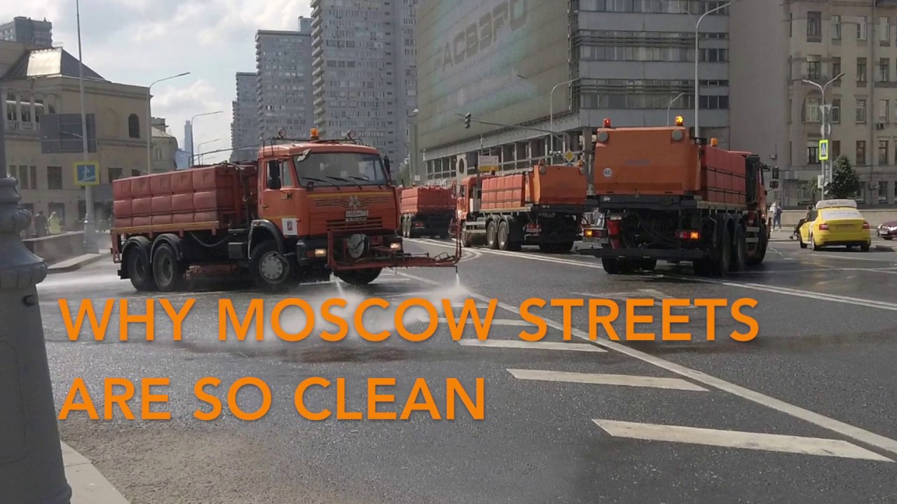Why Moscow Streets are so clean! - YouTube