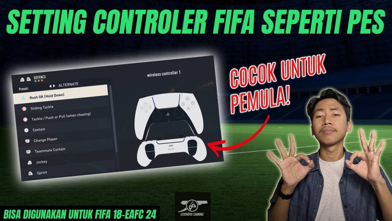 SETTING COTROLLER FIFA AGAR MIRIP PES - COCOK JUGA UNTUK PEMULA! # ...