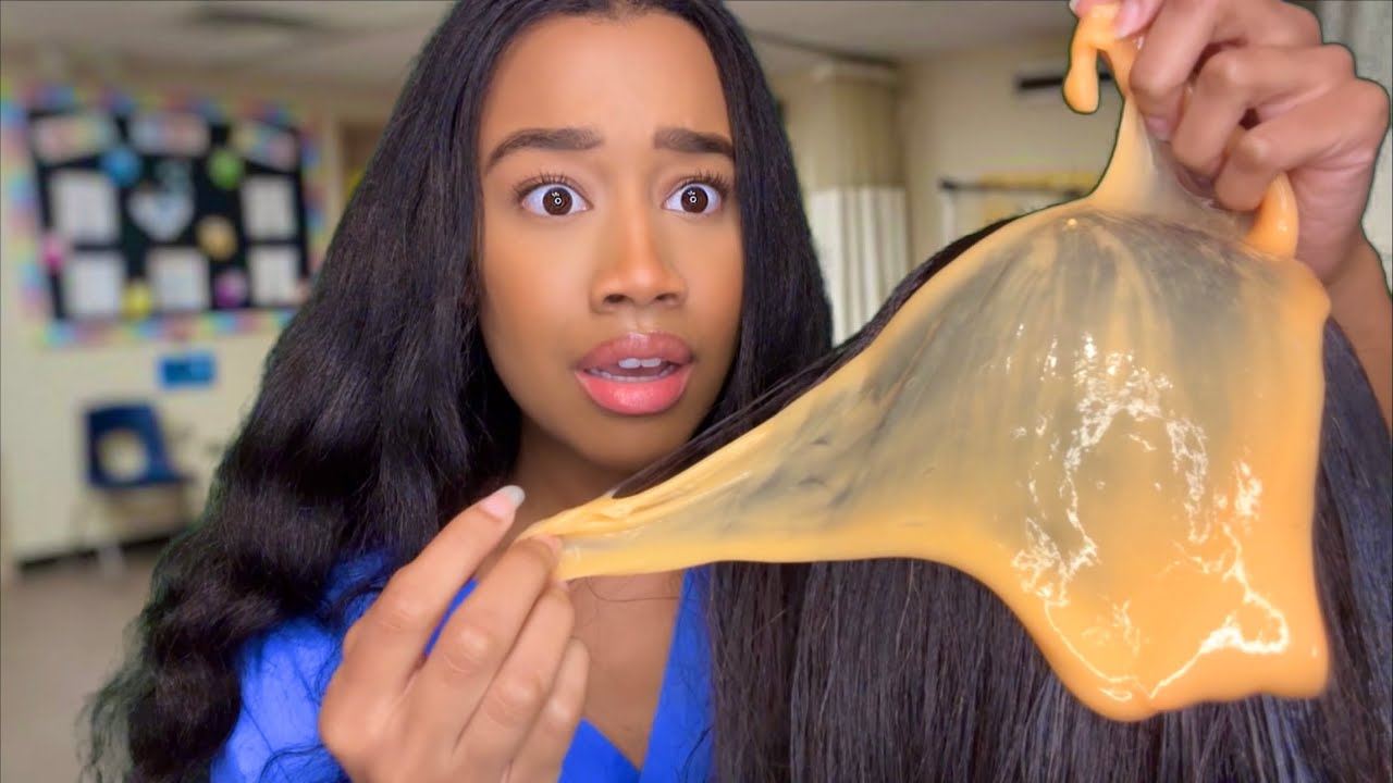 ASMR School Nurse Helps You Get Slime Out Of Your Hair 💆‍♀️😳 School ...