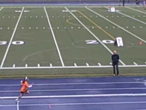 400 mts. relay. Karina. varsity stadium.