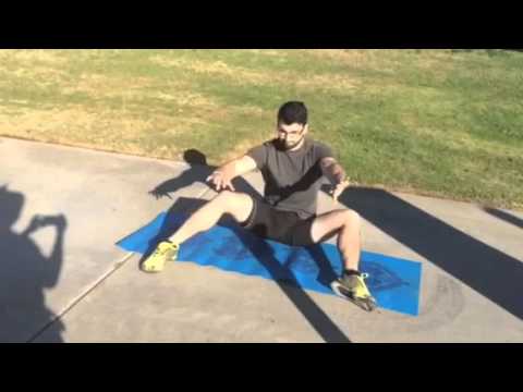 90/90 Hip Capsule Stretch - YouTube
