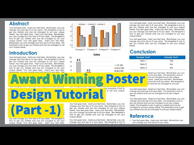 A1 Powerpoint Poster Template