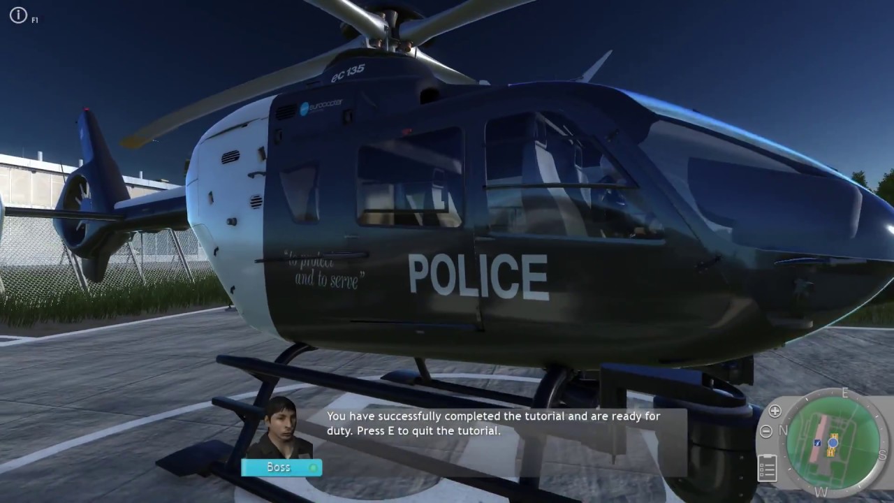Police Helicopter Simulator #1 - Learning to Fly - YouTube