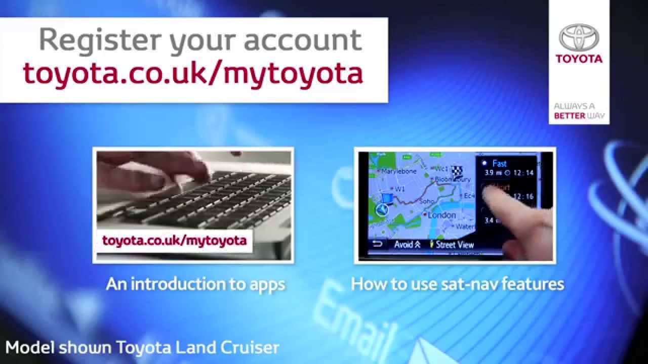 Toyota Touch 2: How To Set Up An Online Account - YouTube