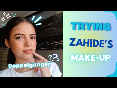 Trying Zahide's Makeup ️ - YouTube