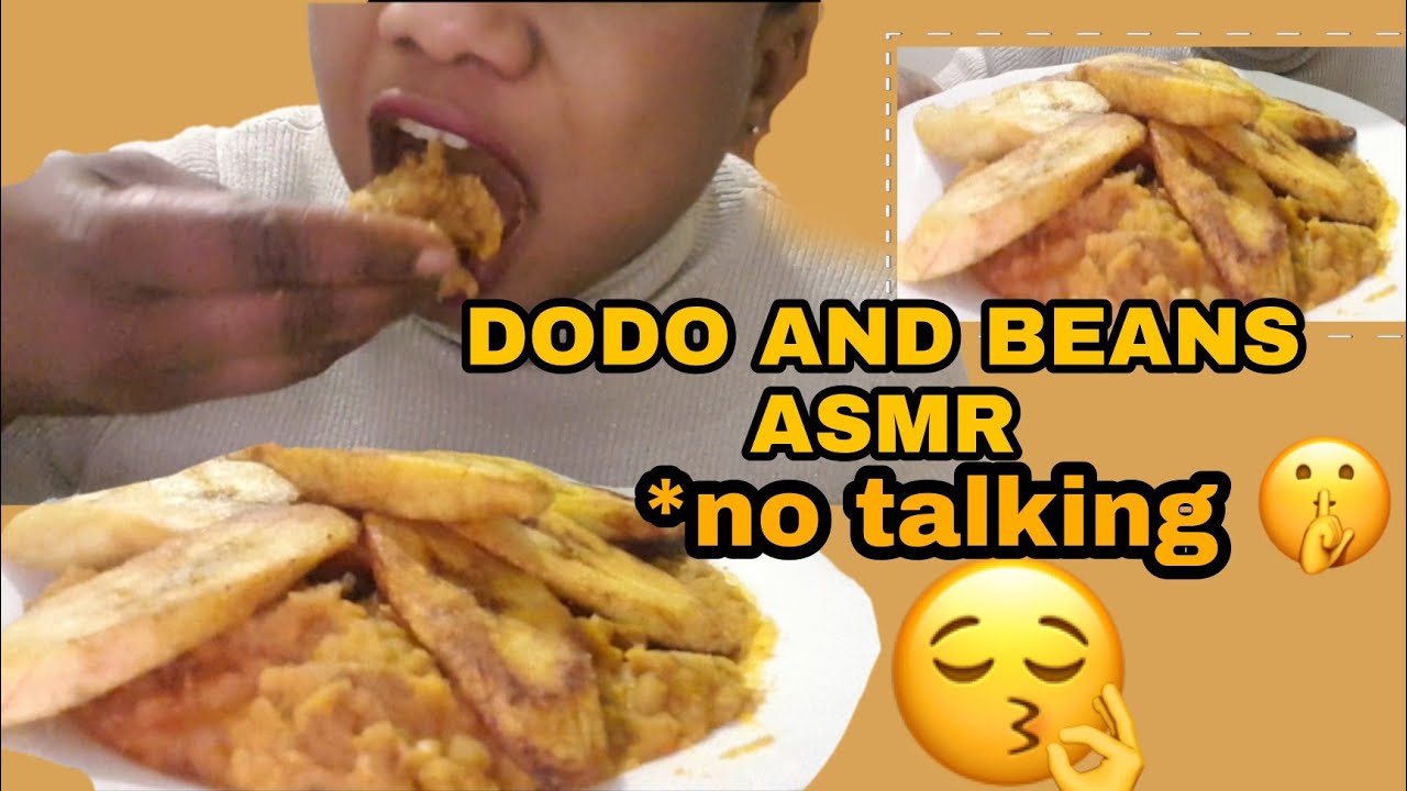 DODO AND BEANS EATING ASMR |African food (no talking) - YouTube