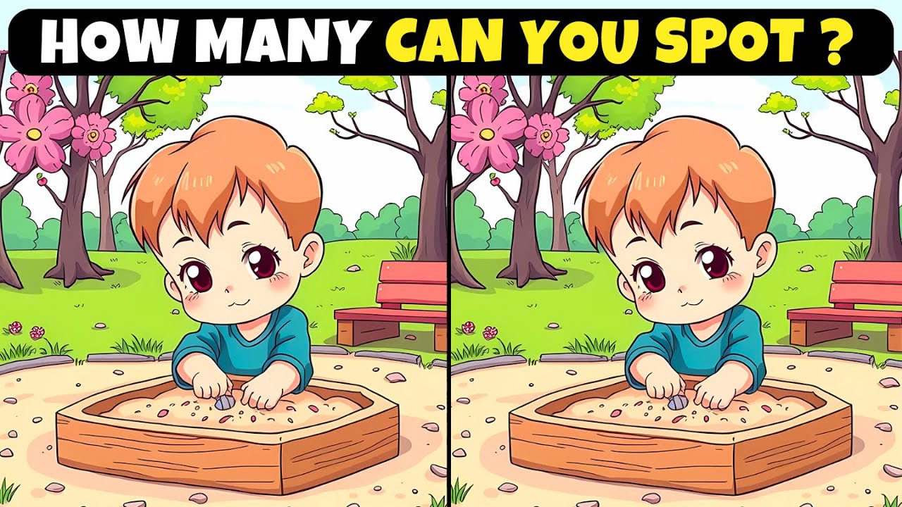 Tricky Spot The Difference! Only 5% Can Find The Differences 🧠🧩 - YouTube
