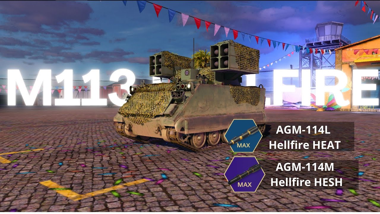 M113 Hellfire - Paper Armour but can Firing 2 ATGM at Same Time - MWT ...