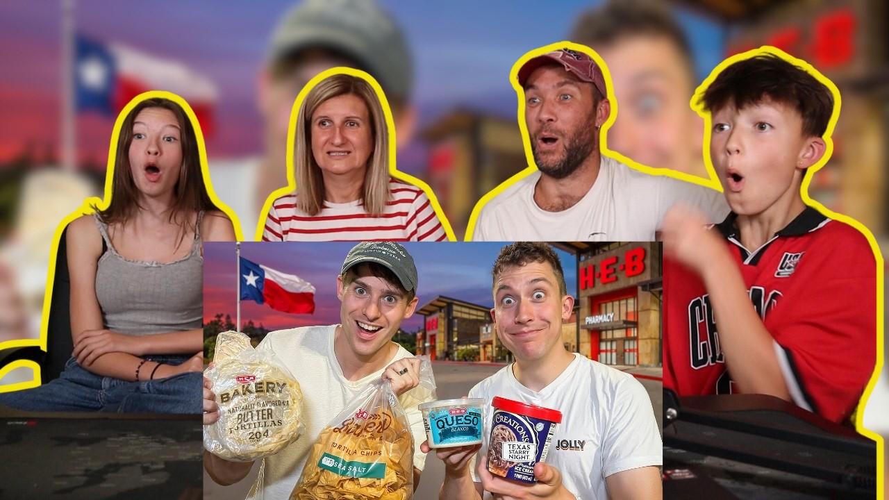 Graham Family Reacts To Texas’ Biggest Grocery Store! - YouTube
