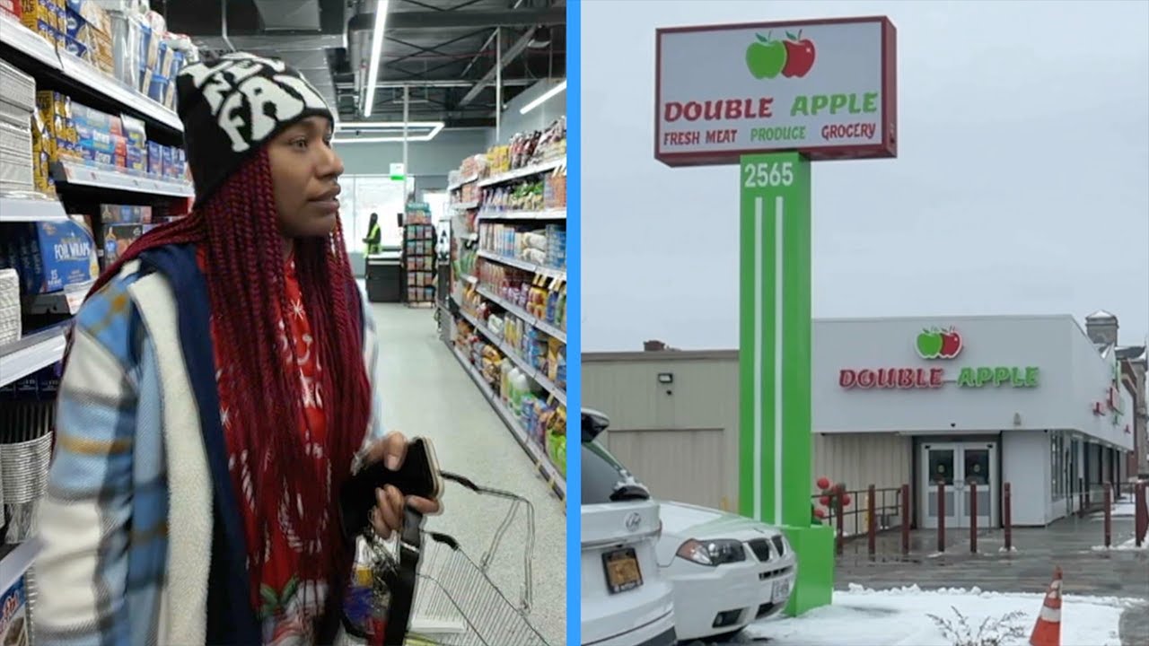 'We're coming back here': Grocery store opens, addresses 'food desert ...