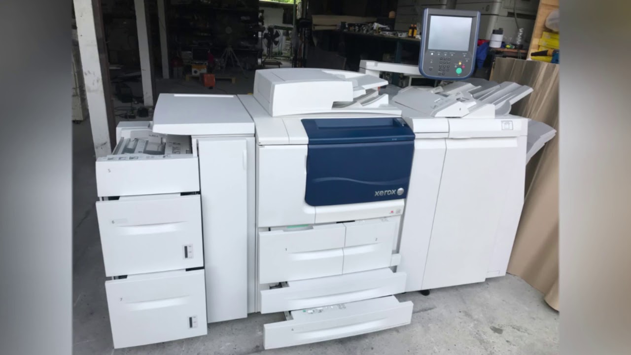 เครื่องถ่ายเอกสาร ขาว-ดำ Xerox D110 - YouTube