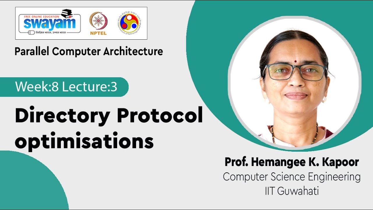 Lec 44: Directory Protocol optimisations - YouTube
