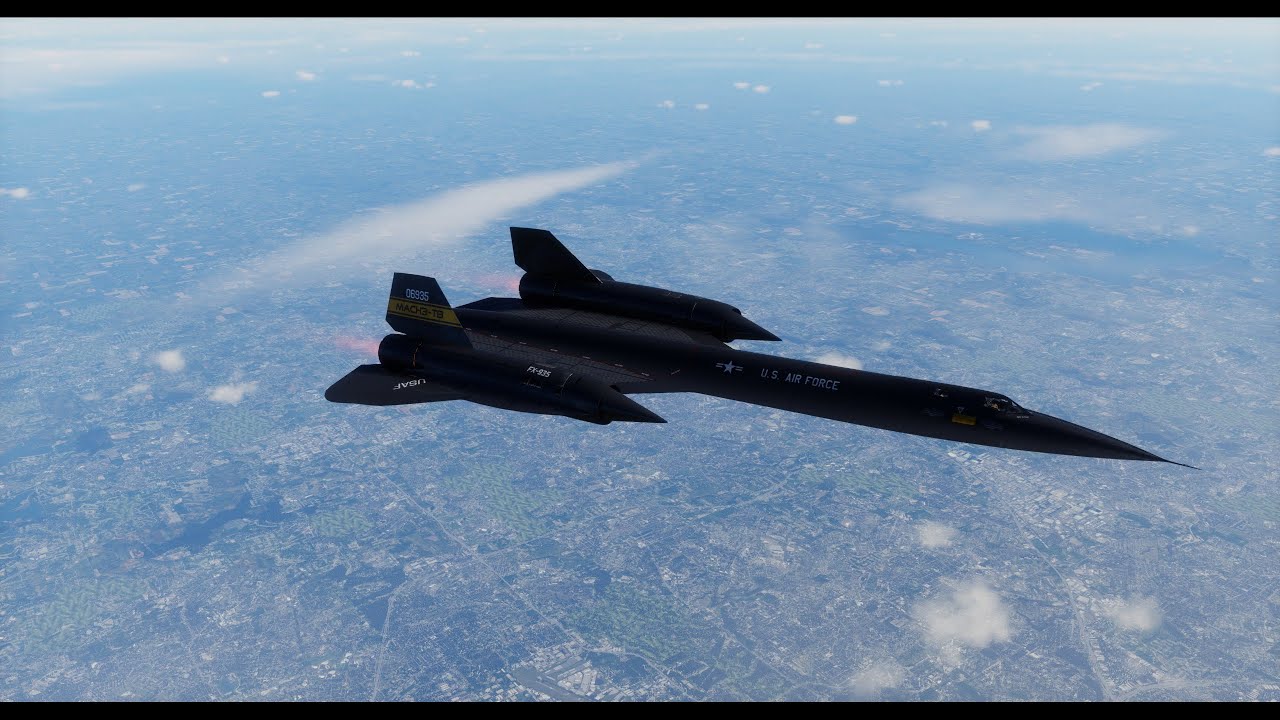 Flight Sim Historian Episode 22 v.2 : Lockheed SR-71 Blackbird (X-Plane ...