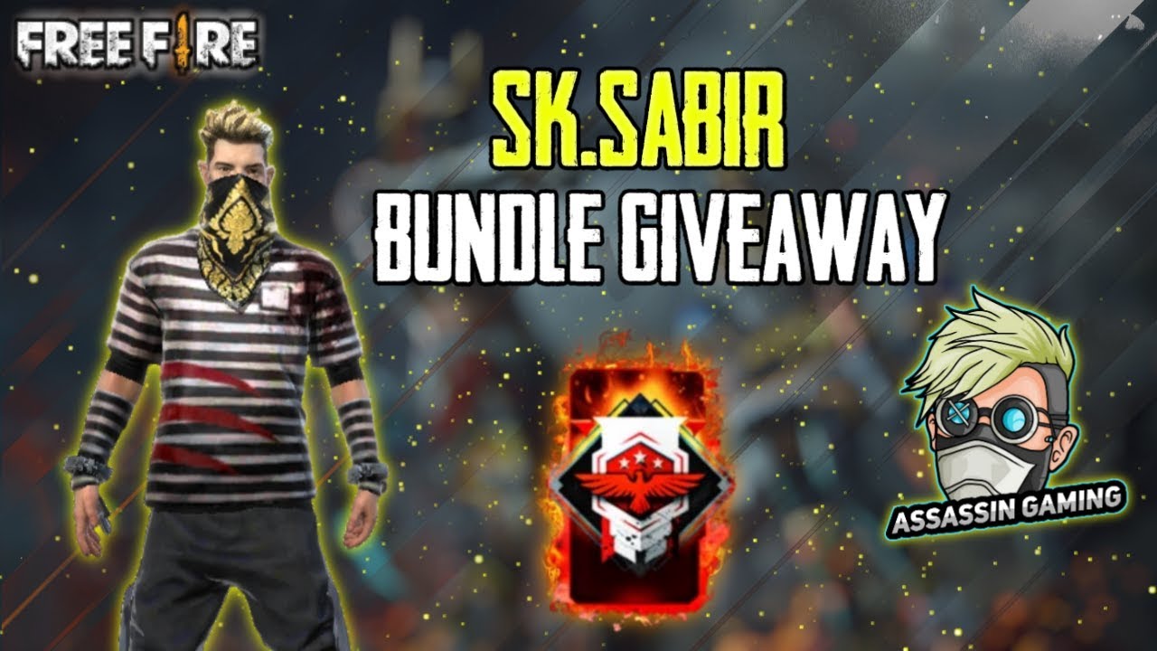 SK SABIR BUNDLE GIVEAWY ||LIVE PLAYING WITH SUBSCRIBERS - YouTube