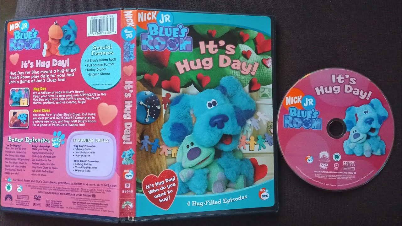 Opening to Blue's Room: It's Hug Day (2005 DVD) - YouTube