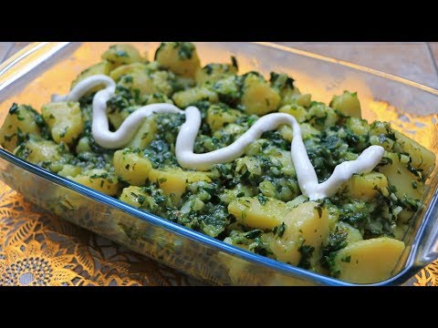 Dinstani krompir sa spanaćem - POSNO - Prilog - Salata - Obrok