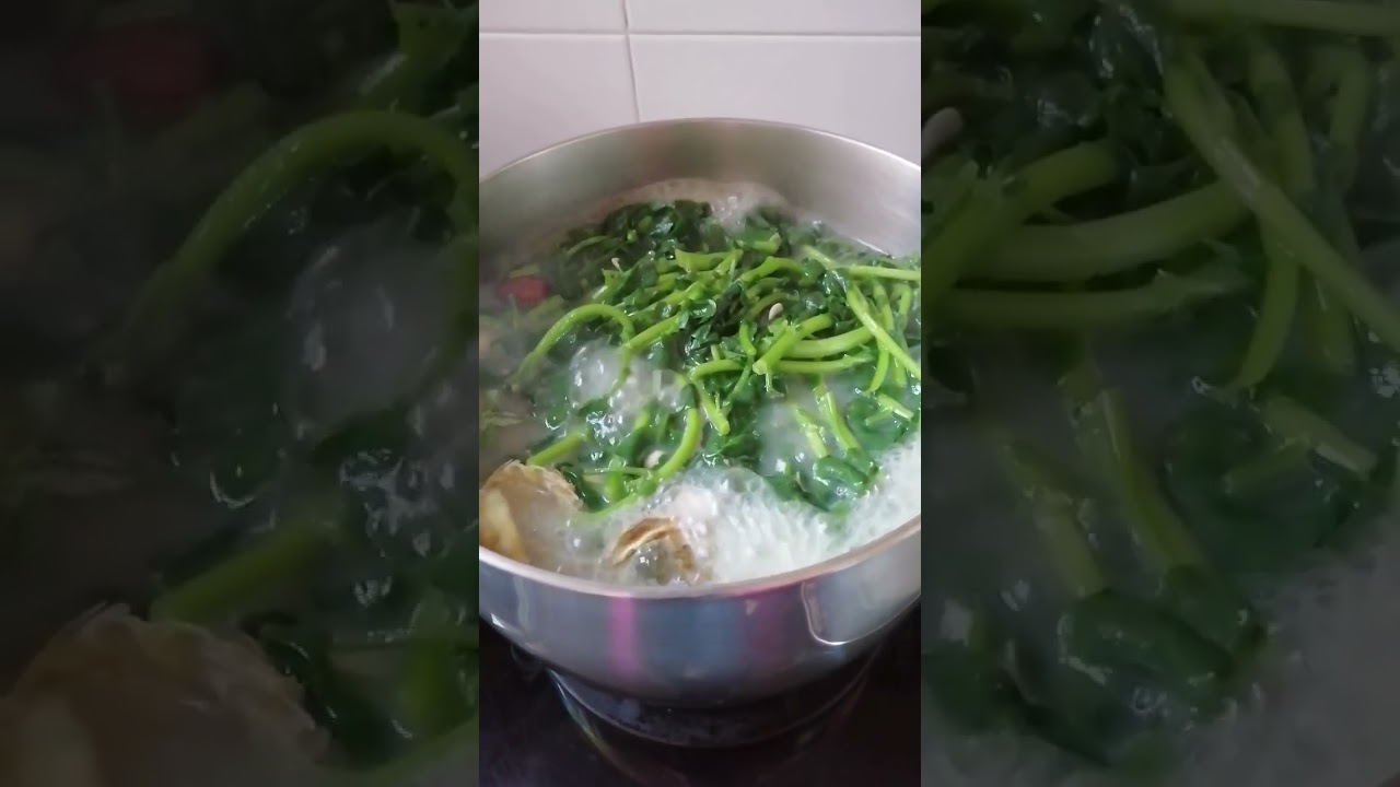 SUP IKAN DAN SELADA AIR #masakanhongkong #idemasakharian - YouTube