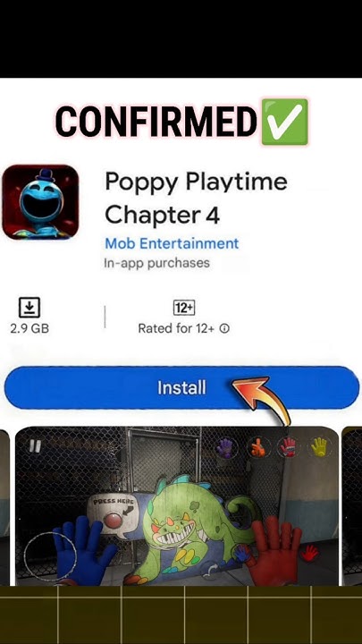 Poppy Playtime Chapter 4 Mobile Release Date Confirmed #shorts - YouTube
